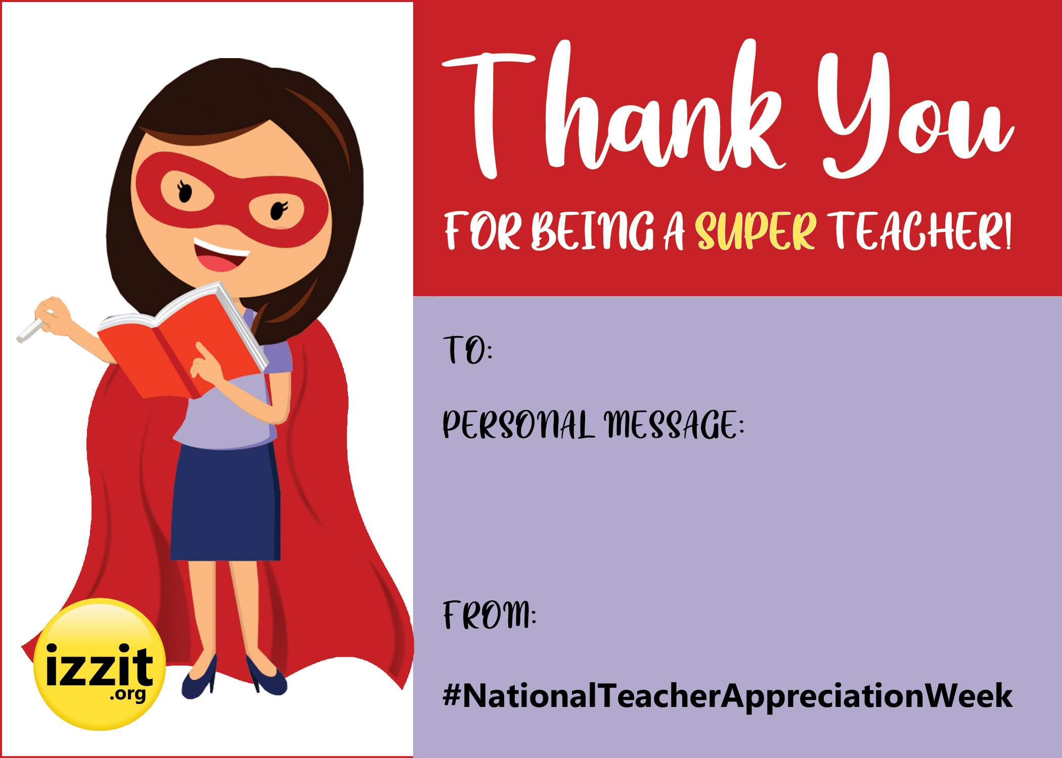 Teacher Appreciation | izzit.org